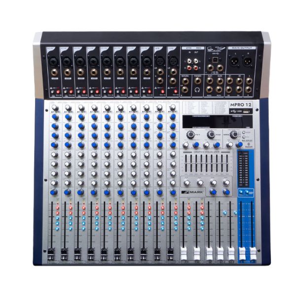 Mixer MARK MPRO 12 - Hiệu Suất Cao, Âm Thanh Chất Lượng